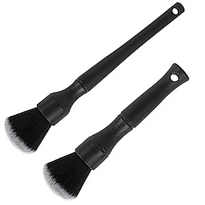 TOOPONE 2pcs car Interior Beauty Detail Brush, air Conditioning Vent dust Cleaning Crevice Brush car Soft Cleaning Brush