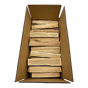 Pizza Oven Wood Naturally-Cured White Oak ~6-Inch Mini Logs/Splits for Portable Pizza Ovens and Tabletop Stoves 7+ Pound Box ~450 Cubic Inches