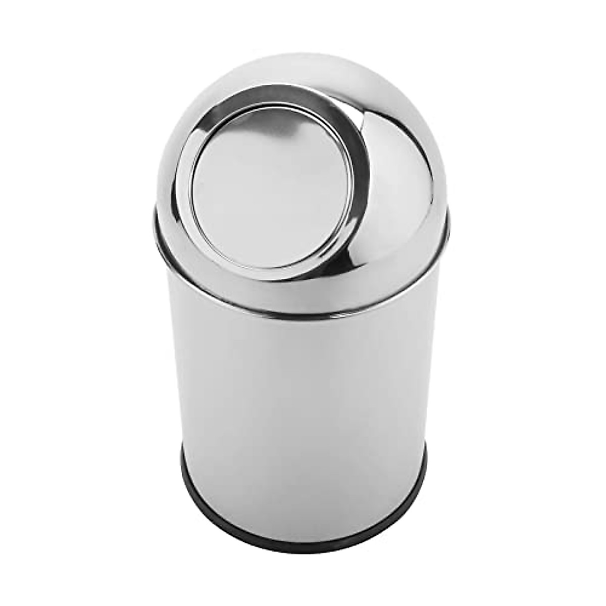 G.E.T. SSTB-11 Stainless Steel 6.75" Stainless Steel Table Top Trash Can with Mirror Finish, Stainless Steel Coffee Station Collection