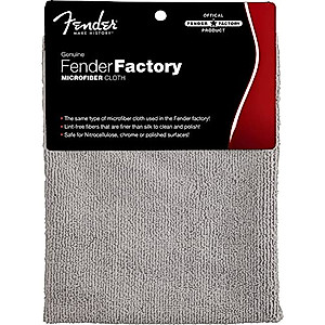 Fender Guitar Super Care Kit Bundle with Speed Stick String Cleaner, Custom Shop Deluxe Guitar Care System 4 Pack, Super-Soft Dual-Sided Microfiber Cloth, and Fender Factory Microfiber Cloth