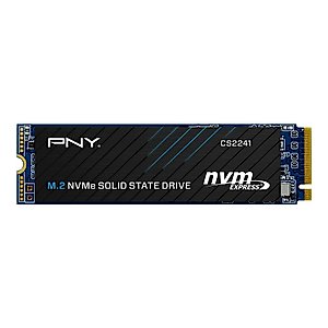 PNY CS2241 500GB M.2 NVMe Gen4 x4 Internal Solid State Drive (SSD) - M280CS2241-500-RB