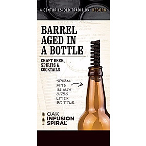 2 Pack - Barrel Aged in a Bottle Oak Infusion Spiral. Barrel Age Your Whiskey