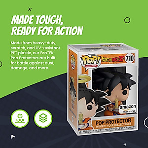 (100 Pack) EcoTEK Protectors Pop Protector Compatible with - 4" Inch Funko POP! Figures, Strong, Clear Pop Case, Acid Free