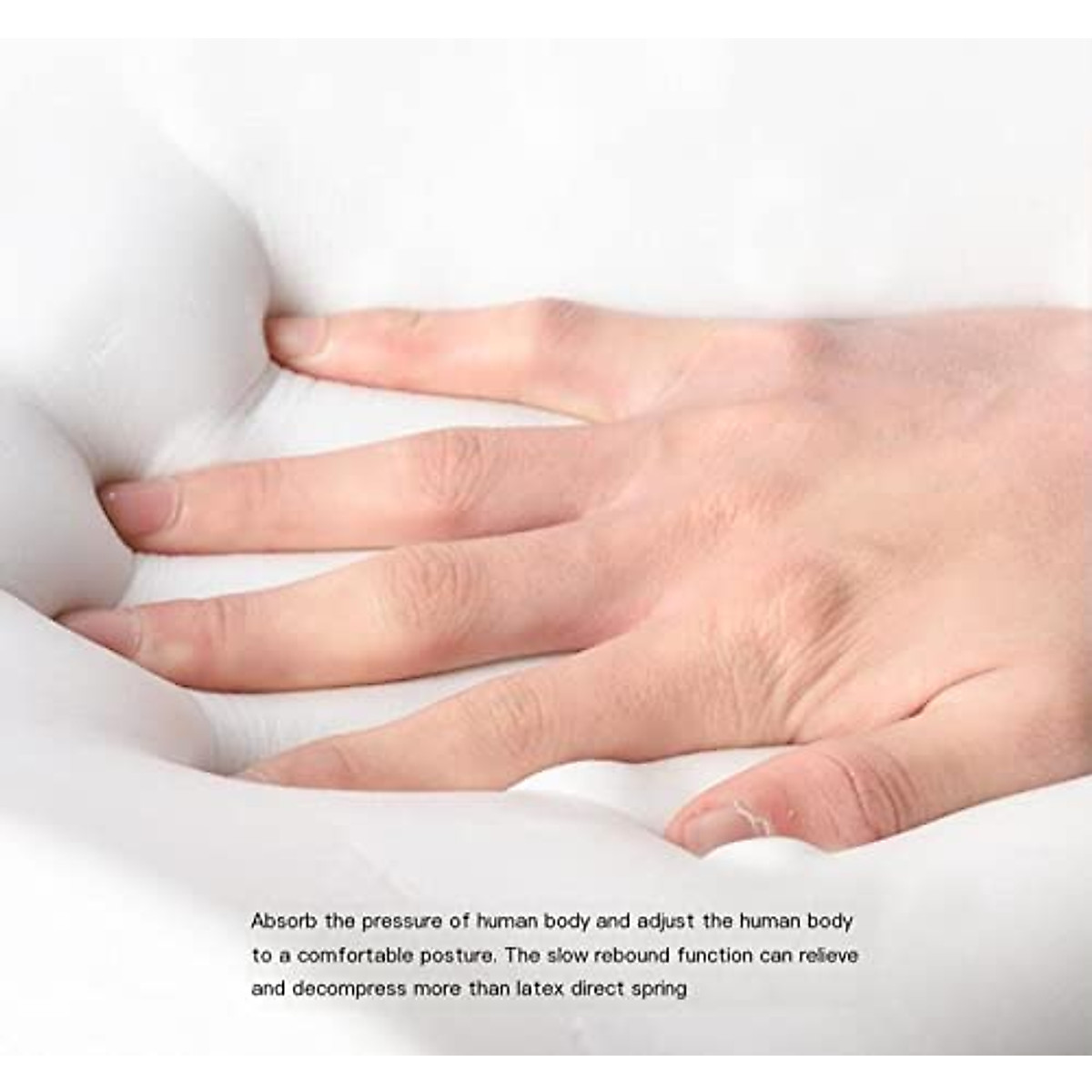 NNAA Office Chair Cushion Ergonomic Chair Pad Memory Foam Seat Cushion Back Cushion Orthopedic Coccyx Spine Mat Relieve Pressure Pad Slow Rebound Chair DeepGrey