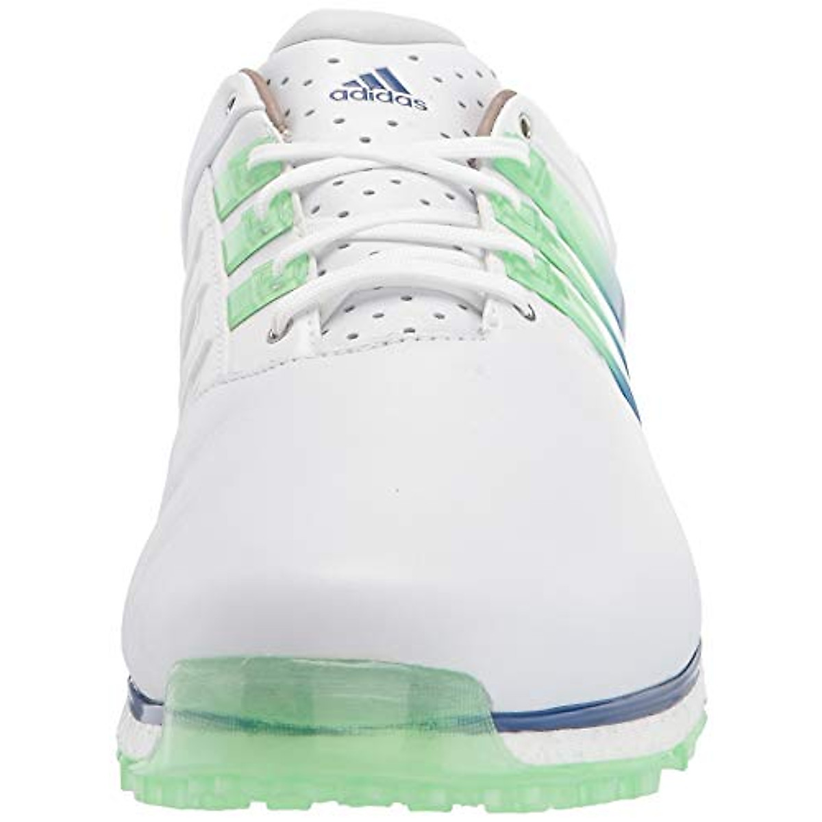 adidas mens Eg4871 Golf Shoe, Ftwr White/ Teal Royal Blue/ Glory Mint, 10 US