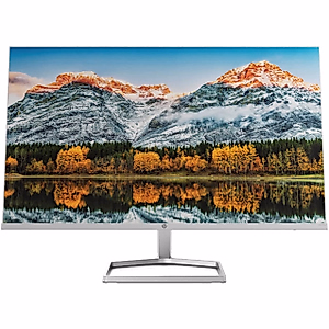 HP New 2025 M27fw FHD Monitor - 2H1A4AA#ABA - 27" IPS Display - Silver - AMD FreeSync Technology + HDMI Cable