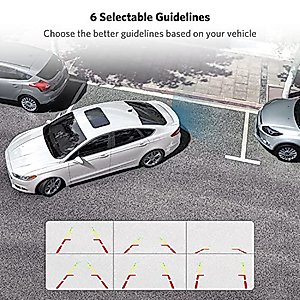 HD Wireless Backup Camera for Trucks, Support 2 Cameras with Digital Wireless Signal, Waterproof Rear View Camera, 5″ TFT-LCD HD Monitor and Reverse Camera for Car/SUV/Van/Mini RV/Pickup (K7 Pro)