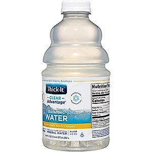 Thick-It AquaCareH2O Beverages Thickened Water - Honey Consistency, 46 oz Bottle