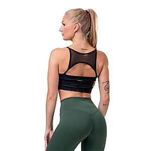 NEBBIA Classic Hero Cut-Out Sports Bra 579 Black