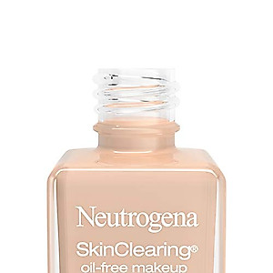 Neutrogena SkinClearing Oil-Free Makeup, Soft Beige 50, 1 Fl. Oz (Pack of 1)