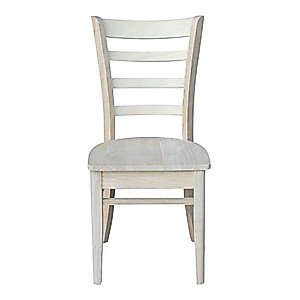 International Concepts Emily Side Chair, Unfinished