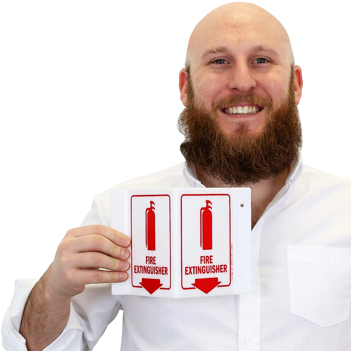 SmartSign "Fire Extinguisher" Projecting Sign | 5" x 6" Acrylic