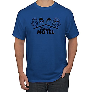 Classic Rosebud Motel Humor Men's Graphic T-Shirt, Royal, XX-Large