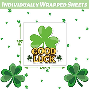 240 Pcs Shamrock Temporary Tattoos for kids, Safety Waterproof Bulk Tattoos Stickers, Children's Temporary Tattoo Toys, Best Choice for St. Patrick's Day Parade and Irish Party , 60 Different