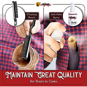 ProShofar Israel Shofar Set, Natural Kudu Horn Shofar, Kosher Shofar Yemenite Traditional Musical Instrument for Jewish Spiritual Ceremonies and Religious Sermons, Made in Israel