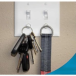 Savvy Home Magnetic Key Rack (2 Pack) | Key Holder for Light Switch | Smart Modern Design for Keychain Rings, Car Keys, Key FOBs | Easy Installation