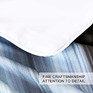 BlessLiving 3 Piece Liquid Marble Bedding Set Black White Bedding Cool Yellow Marble Duvet Cover for Adults Teens Kids (Queen)