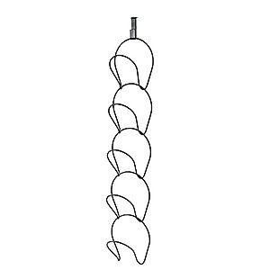 TJLSS Storage Rack Hat Rack Hook Scarf Bag Baseball Cap Rack Storage Door Clothes Rack Storage Rack Wardrobe Bedroom ( Color : D , Size : 1 )
