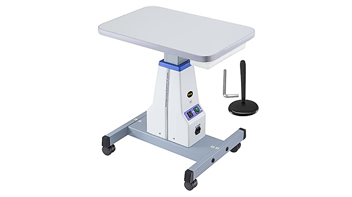 VEVOR Motorized Medical Cart - Adjustable Optical Table