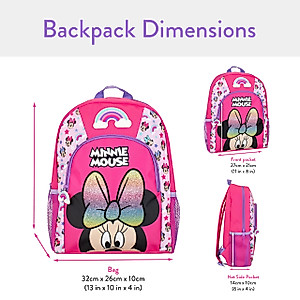 Disney Kids Minnie Mouse Backpack Pink