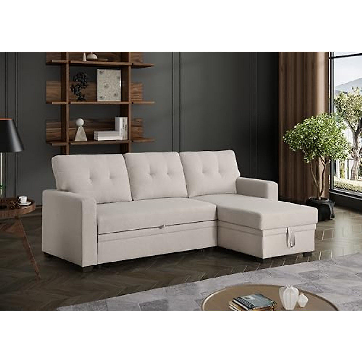 Devion Furniture Cendol Sofabed, Beige