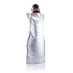 GSI Outdoors Soft-Sided Wine Carafe | 750 ml Wine Carafe for Travel, Camping, Festivals, Picnics, or Backyard | Wine Gift, Wine Accessories