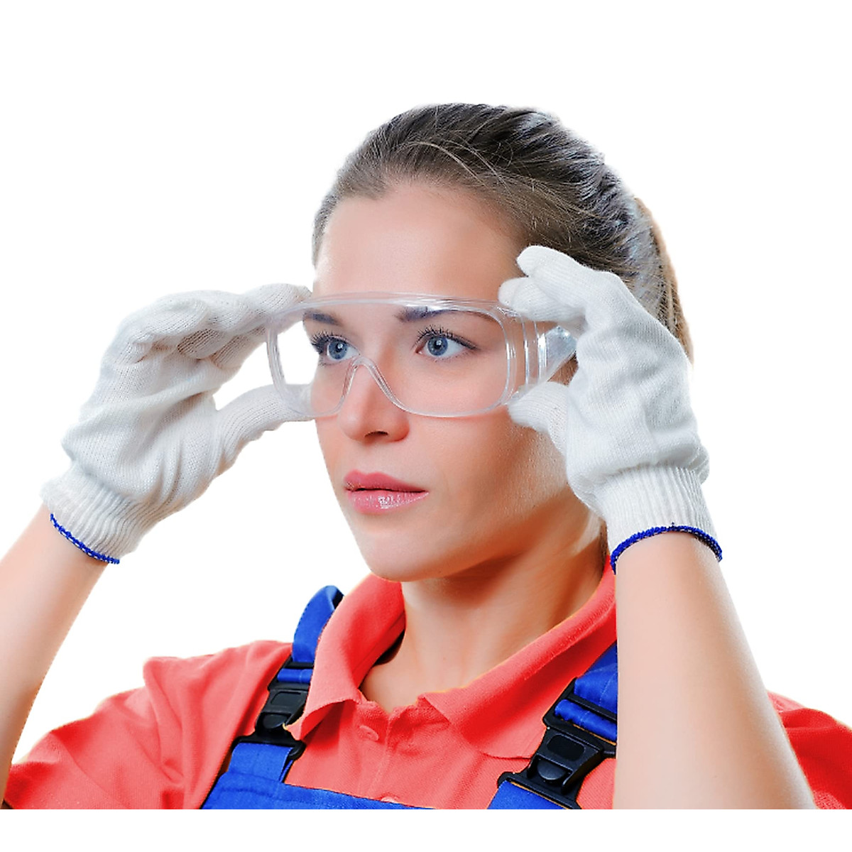 3 Pack | OTG Safety Glasses | Over Eyeglasses | Anti-Fog & Scratch Resistant | Impact & Scratch Resistant