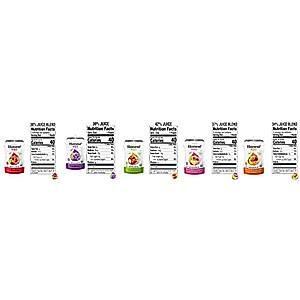 Honest Kids Organic Juice Drink, 5 Flavor Variety Pack 6.75 Fl Oz Pouches Pack of 15