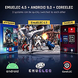 Bearway Super Console X3 Plus Classic Video Game Console with 114000+Games,60 Emulators, EmuELEC 4.5/Android 9.0/CoreELEC Systems, Compatible with DC/N64/MAME,8K, Plug & Play Game Console(256G