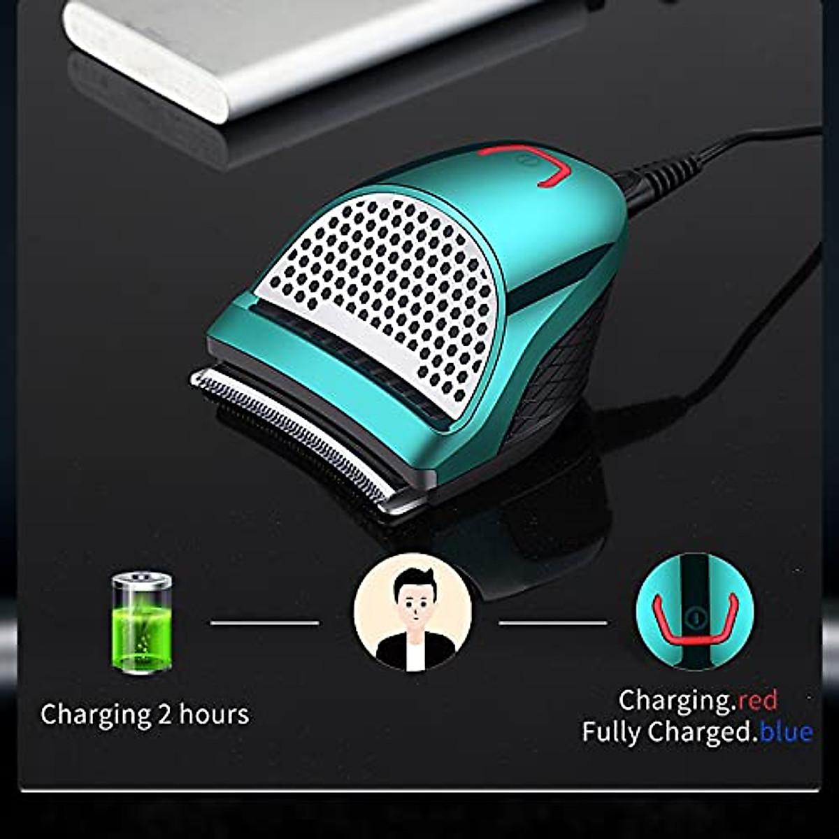 Shortcut Self-Haircut Kit for Men, Head Shavers, Quickcut Hair Clippers, Cordless Electric Trimmer, Buzz Cut Razor, Home Hair Cutting Machine, by Sceafunny