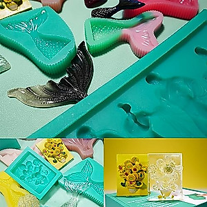 BBDINO Silicone Mold Making Kit, Super Elastic Silicone for Mold Making 140.8 Oz, Mold Making Silicone Rubber Platinum, Ideal for Casting 3D Resin Molds| Silicone Molds| Food Molds 1:1 by Volume