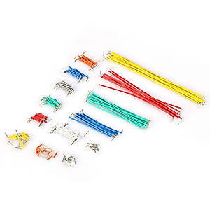 Preformed Jumper Wire, Wide Application Breadboard Jumper, Convenient for Store and Fetch for Prototyping Use.