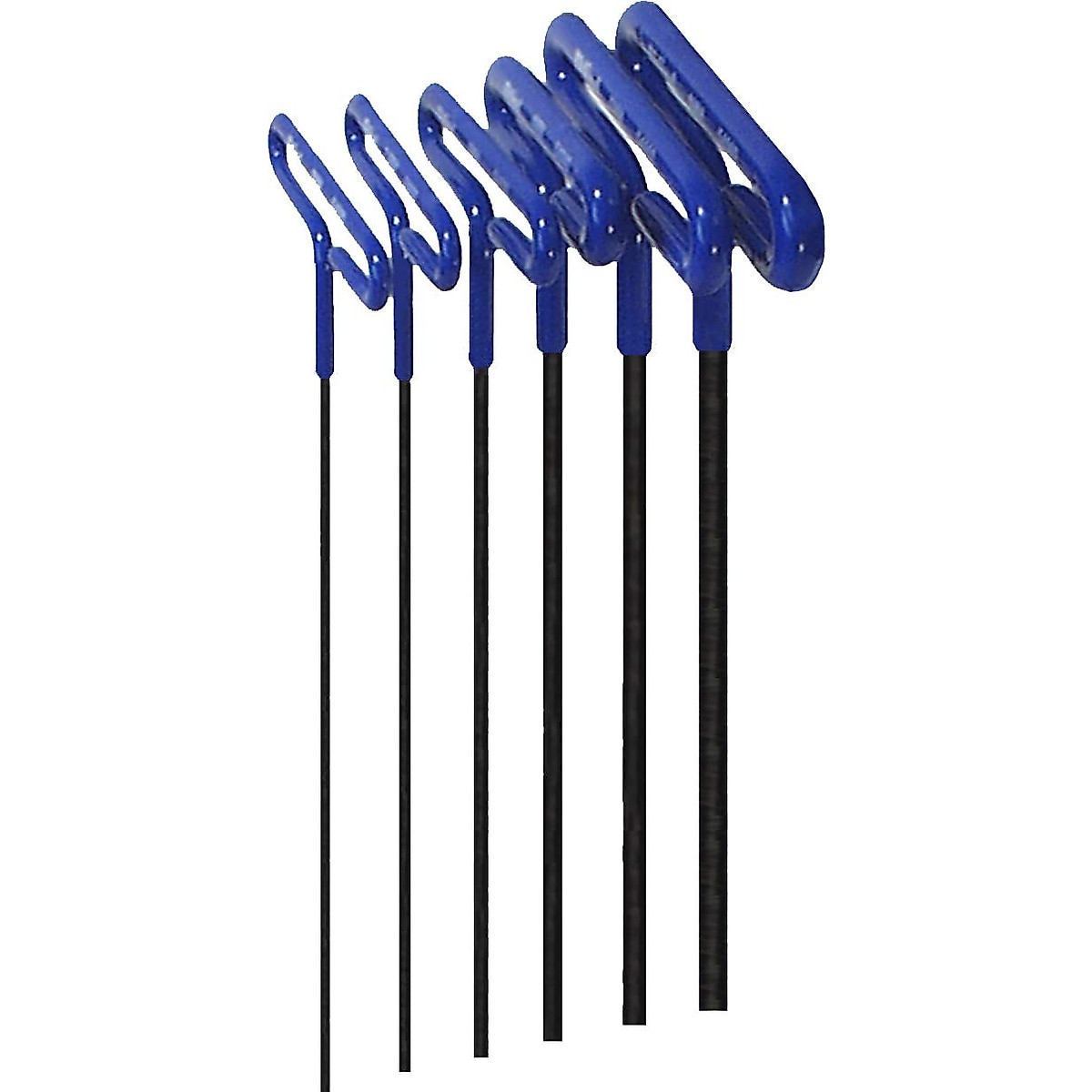 EKLIND 8pc Inch,Cush Grip Hex T-Key Set,9 inch arm