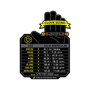 Ironclad Immortals PC Gaming Gloves, Precision Fit, Performance Grip, Machine Washable, (1 Pair), Size L (ES-IM-04-L)