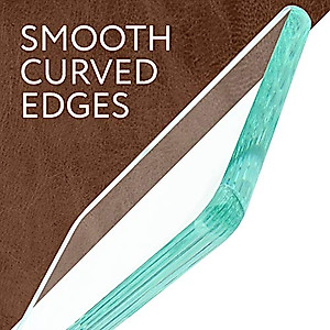 Glass Slicker Leather Burnishing Tool Pack of 2 - Leathercraft Burnisher - Glass Slicker for Burnishing Leather - Professional Finish Tool for Glass Block Leather Smoothing Techniques