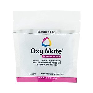 Revival Animal Health Breeder's Edge Oxy Mate - Prenatal Supplement for Dogs & Cats - 30ct Meat Treats