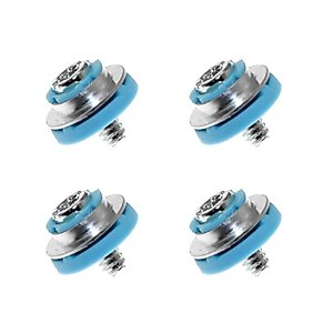 BAIRONG Hard Drive Mounting Screw 4PCS Blue Isolation Grommet Mute Mounting Screws for 3.5inch HDD DC5800 DC7800 DC7900 6005 6200 6300 Z200 6000 8000 8100 8200 8300 Z40010720 Z400101020 Z4001072010