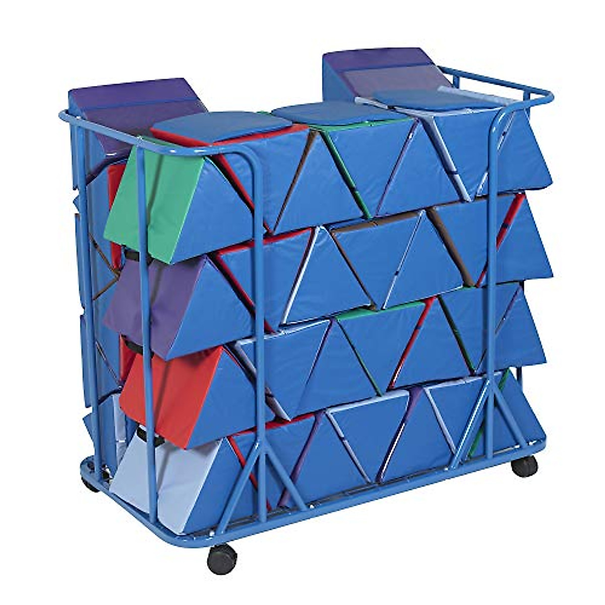 Children’s Factory, Angeles Universal Cart, AFB7930, Mobile Nap Mats & Soft Play Equipment Storage, Daycare, Preschool, Nursery or Classroom Organizer