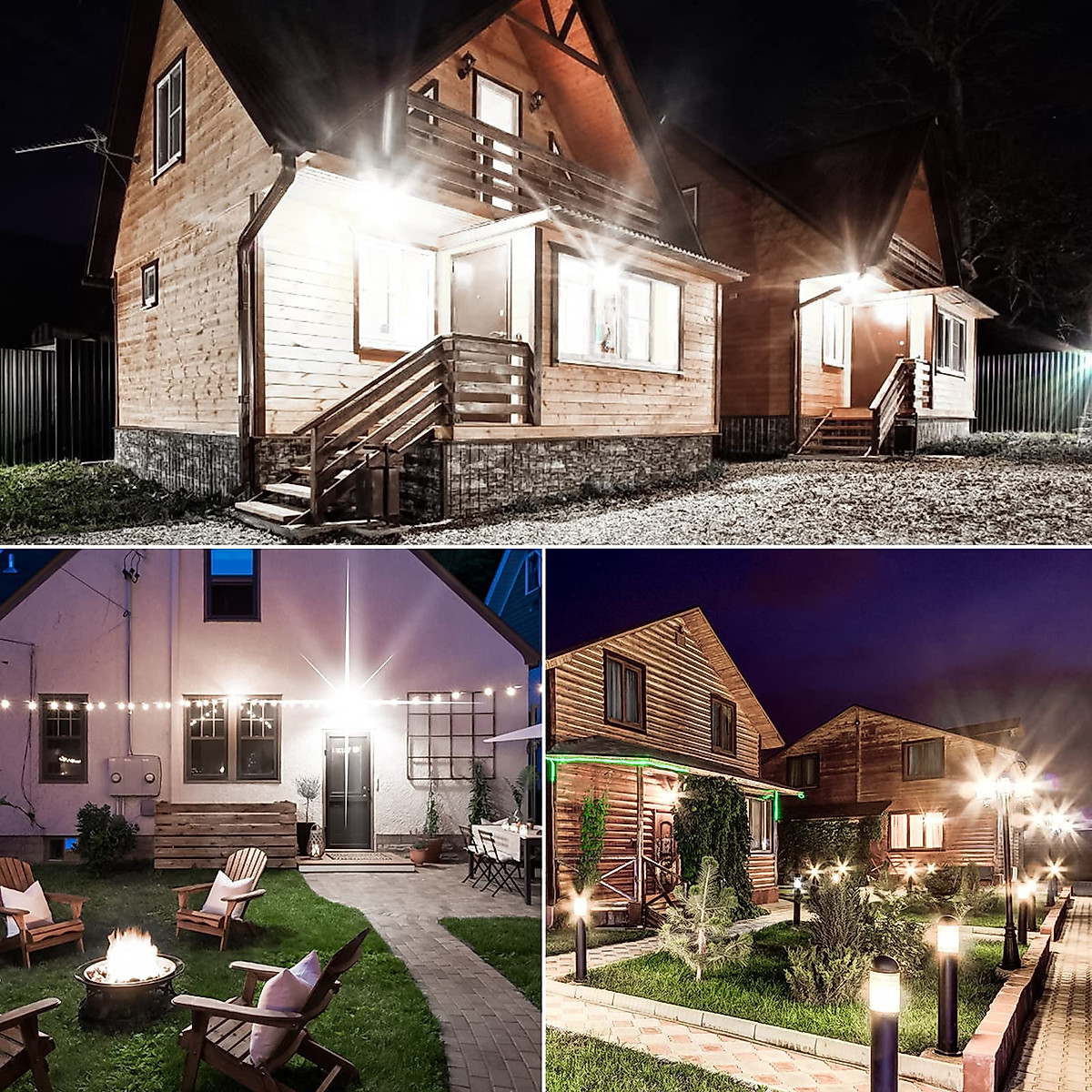 LED Barn Light 100W - 2 Pack 12000LM Dusk to Dawn Outdoor Lighting - 5000K Daylight - IP65 Waterproof Security Area Lights with Photocell for Street Farmhouse Barns Garage Yard Warehouse Outdoor