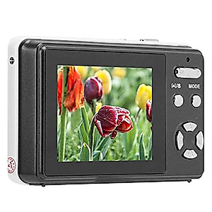 Focket Digital Camera, HD 1080P 40MP Vlogging Camera with 16X Digital Zoom, 2.4 LCD Screen Rechargeable Battery, Compact Video Camera for Kids, Adults, Student, Teens, Beginners (Black)