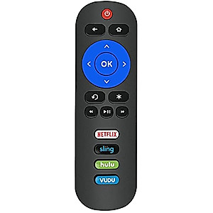 Remote Compatible with All ONN Roku TV Remote with Netflix, Sling, VUDU and Hulu