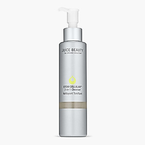 Juice Beauty Stem Cellular 2-in-1 Cleanser - 133 mL - Removes Makeup, Deeply Cleanses + Helps Tone Skin - Vegan, Cruelty Free
