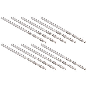 Micro Drill Bit Set, Jewelry Drill 10Pcs 1.75mm Hand Drill Drill Bit Straight Shank Drill Bit Micro Mini Drill Bit Set Small Drill Bits Pin Vise Hand Drill for Pin Vise Hand Drill