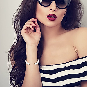 Dletay Urn Bracelet for Ashes Cremation Bracelet Memorial Ashes Bracelet Cuff Bangle Bracelet-God has you in his arms, I have you in my heart