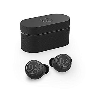 Bang & Olufsen Beoplay E8 Sport True Wireless In-Ear Bluetooth Earphone with Customizable Comfort Fit, Microphones and Touch Control, Wireless Charging Case, 28H Playtime, IP57 Dust & Waterproof Black