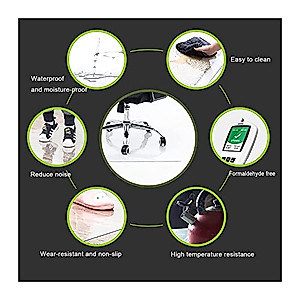 Clear PVC Desk Chair Mat 2mm Rectangle Plastic Vinyl Floor Carpet for Kitchen for Hard Floor, Transparent Nonslip Wear Resistant Desk Mat for Office Hallway Kitchen,30/40/50/60/70cm Wide for Office &