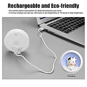 AIMILAR Night Light, Rechargeable Motion Sensor Light with Adjustable Brightness and 3 Mounting Options, Ideal Kids Night Lights, Gifts for Cat Lovers for Bedroom or Bathroom