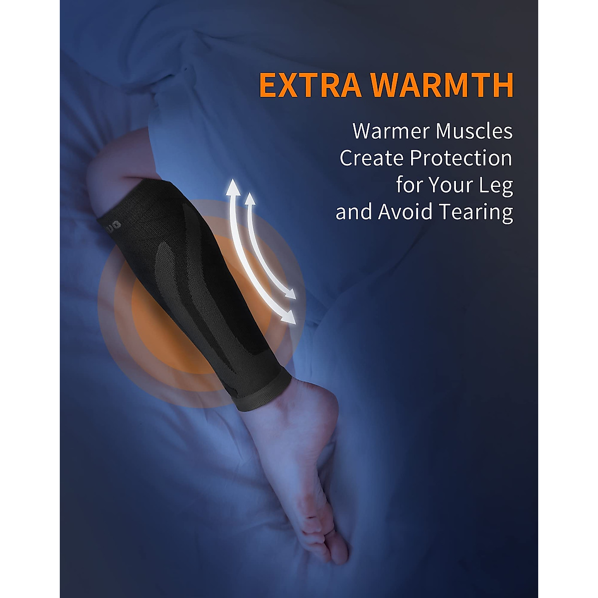 CAMBIVO 3 Pairs Calf Compression Sleeve for Women Men, Leg Support for Shin Splints, Varicose Vein (Gray, XX-Large)