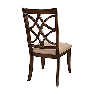 Patio Chairs for Adults, Dining Chair 20 Inch Seat Height 2PCS Cherry Seat Height 20" Wood Capacity 250LB 25.75" L 21" W 40.5" H Living Room Bedroom