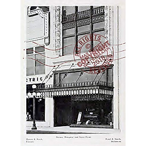 Architectural Bronze and Iron Works, Toronto (Canada) Bulletin 2000, December 1913 by Canadian Allis-Chalmers Limited, Toronto (REPLICA Trade Samples Catalog, Archtiect's metal designs, Building Ornament, facads, casings, doors, porticos, windows, etc, of